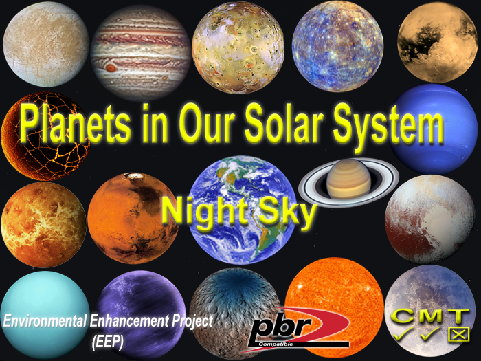 Second Life Marketplace - Planets in Our Solar System